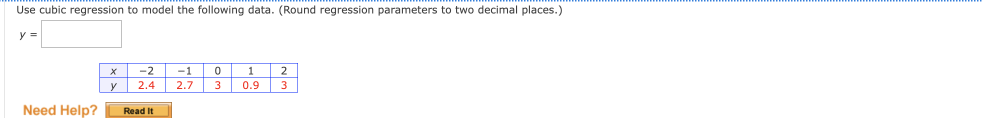 Solved y= | Chegg.com