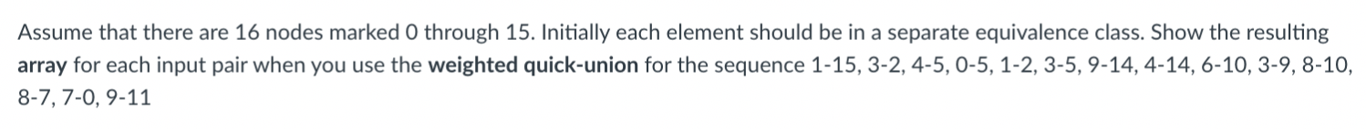 Solved Assume that there are 16 nodes marked 0 through 15. | Chegg.com