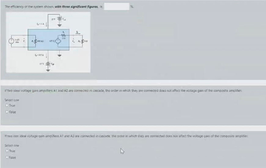 Solved The Internal Resistance Of An Ideal Voltage Source Is 4873
