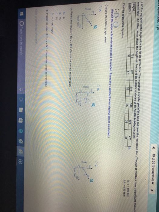 Solved meaningtul. The table below shows the heights (in | Chegg.com