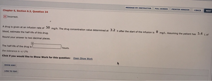 Solved MESSAGE NY INSTRUCTOR FULL SCREEN PRINTER VERSION | Chegg.com