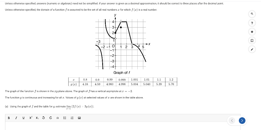 Solved Unless otherwise specified, answers (numeric or | Chegg.com