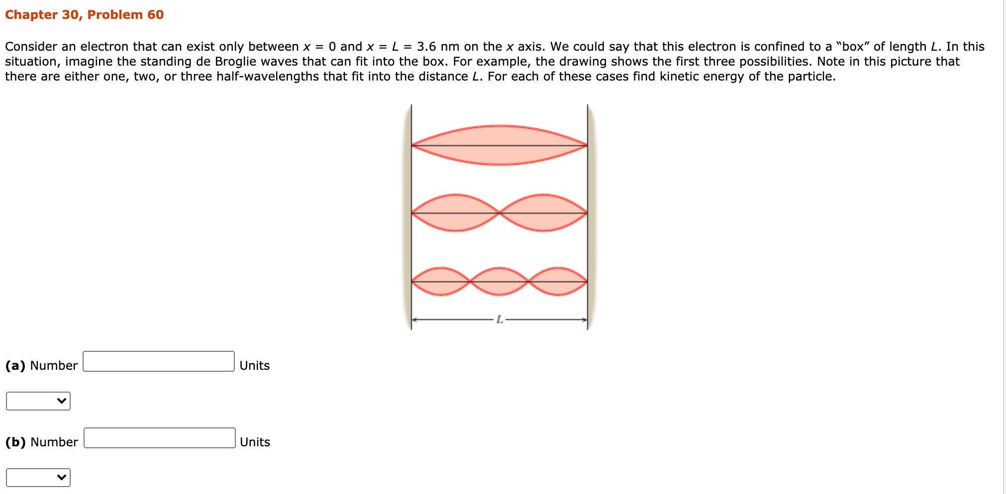 Solved Chapter 30, Problem 60 Consider an electron that can | Chegg.com