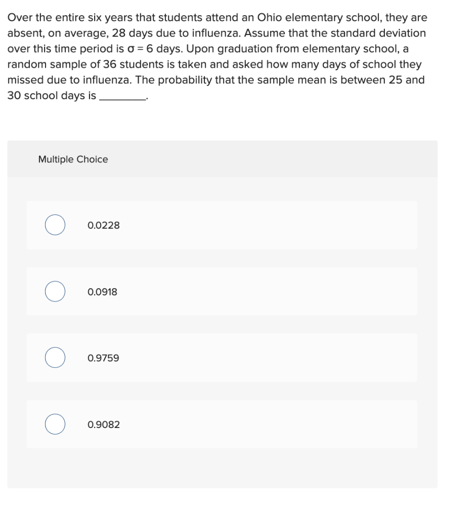 Solved Over the entire six years that students attend an | Chegg.com