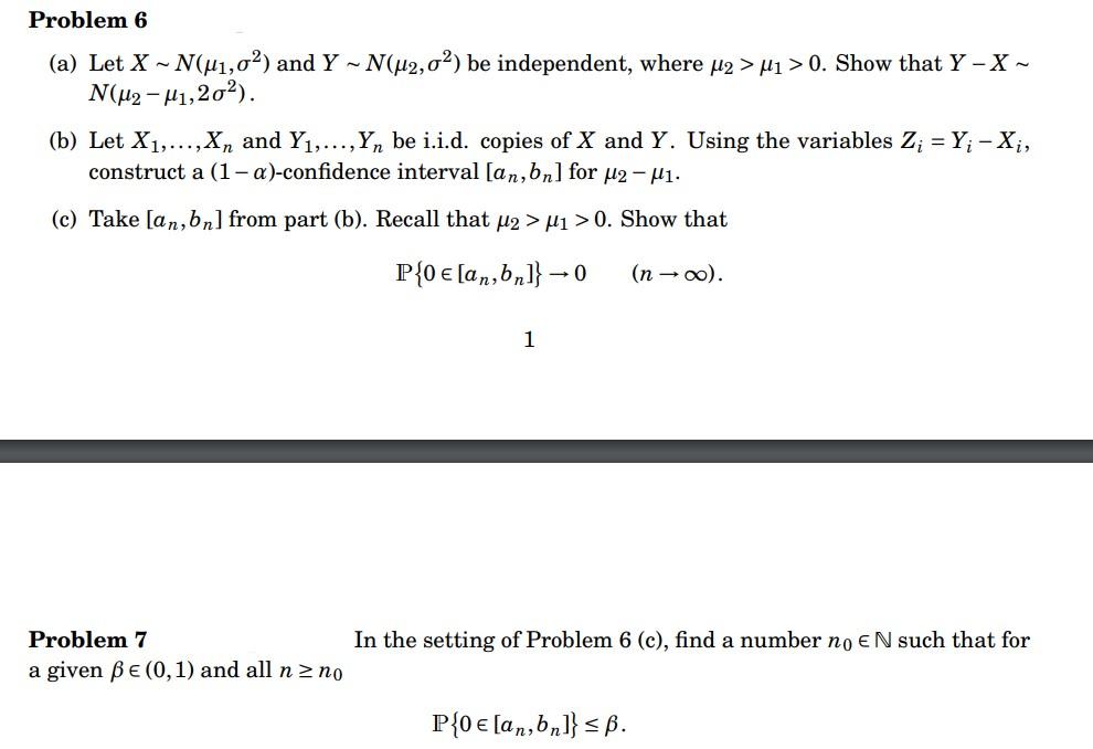 Please Only Answer Problem 7 Problem 6 Is Only Here Chegg