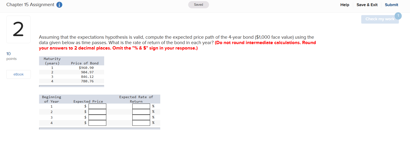 Solved Assuming that the expectations hypothesis is valid, | Chegg.com