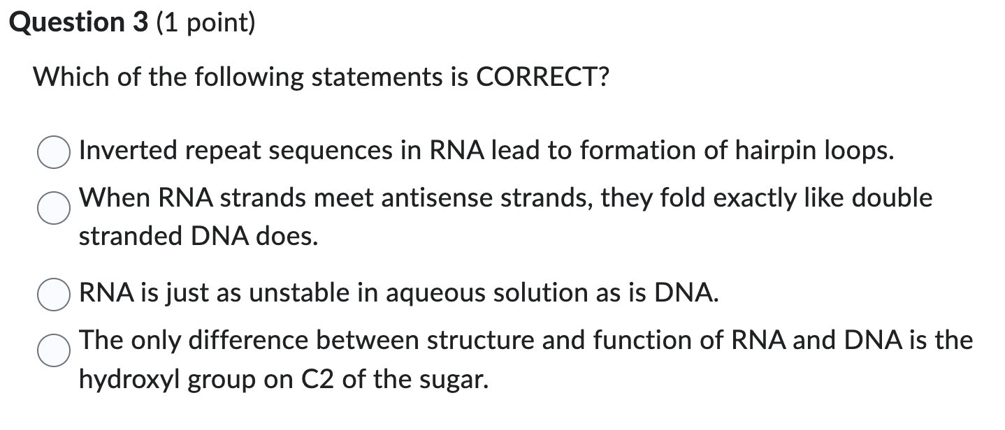 Solved uestion 2 (1 point) Saved Which of the following | Chegg.com