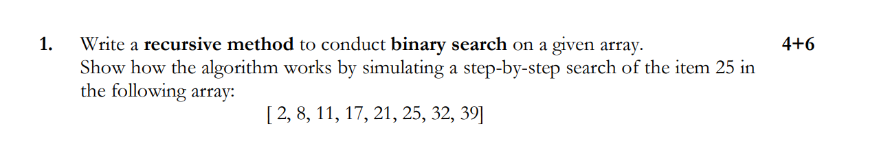 Solved CSE: Data Structure Time: 7 minutes Please solve. I | Chegg.com