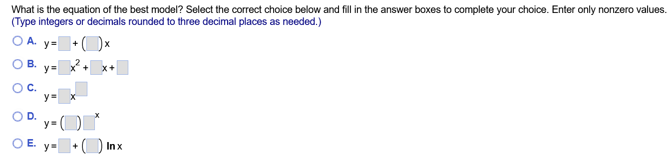 Choose the correct graph below.What is the equation | Chegg.com