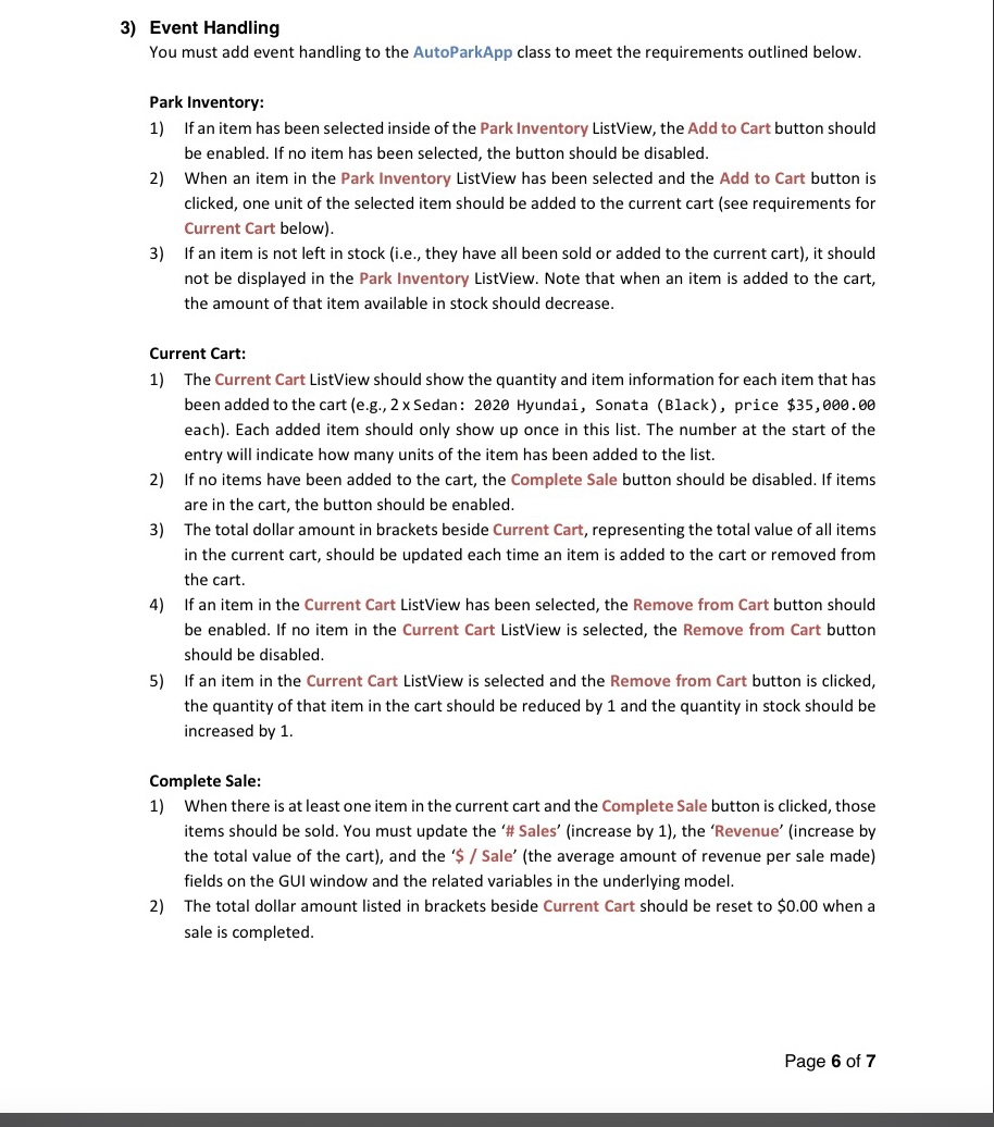 Solved 2) When the Application Starts Create a class called | Chegg.com
