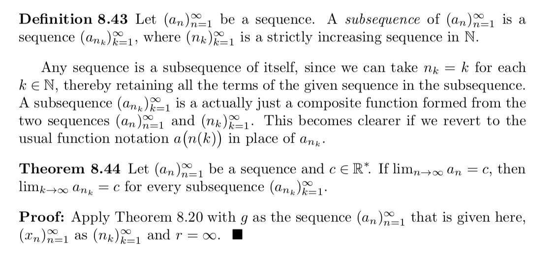 Solved 1.a)Prove that every subsequence of an increasing | Chegg.com