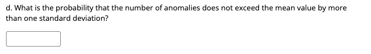 Solved Let X be the number of material anomalies occurring | Chegg.com