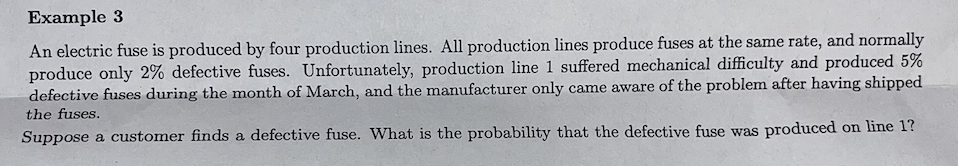 Solved An electric fuse is produced by four production | Chegg.com