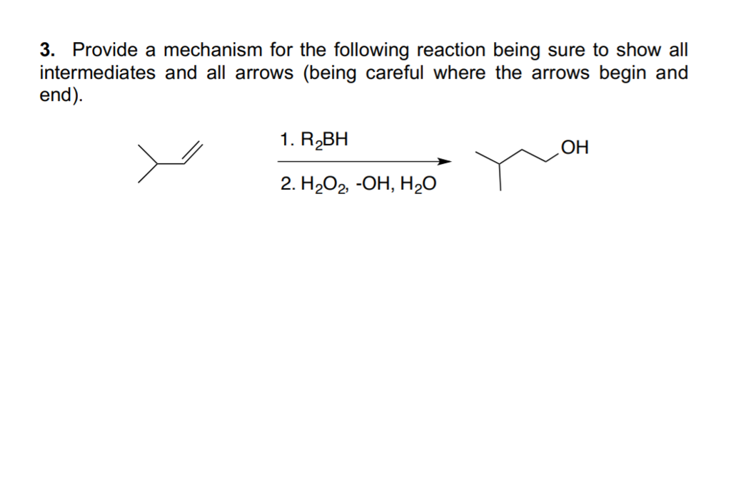 Solved 3. Provide a mechanism for the following reaction | Chegg.com