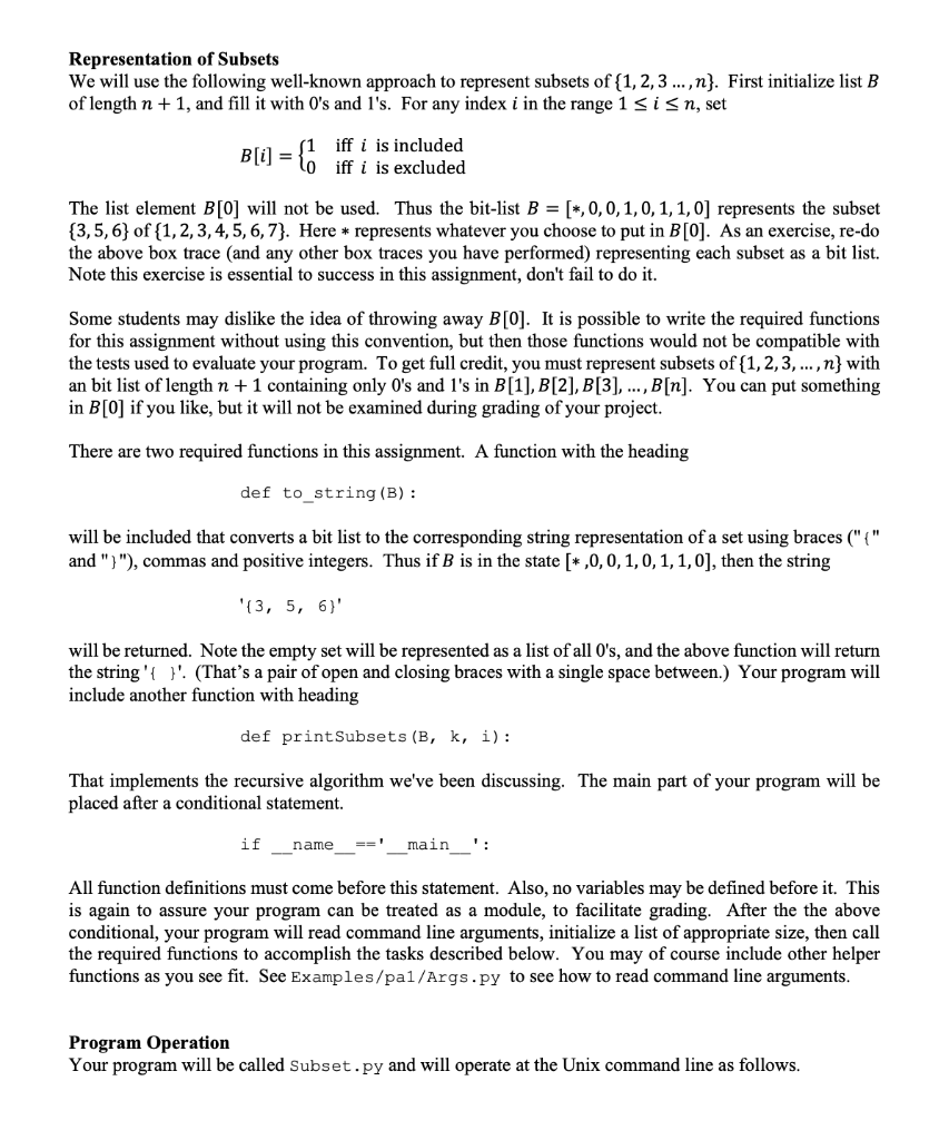 CSE 30 Programming Abstractions: Python Programming | Chegg.com