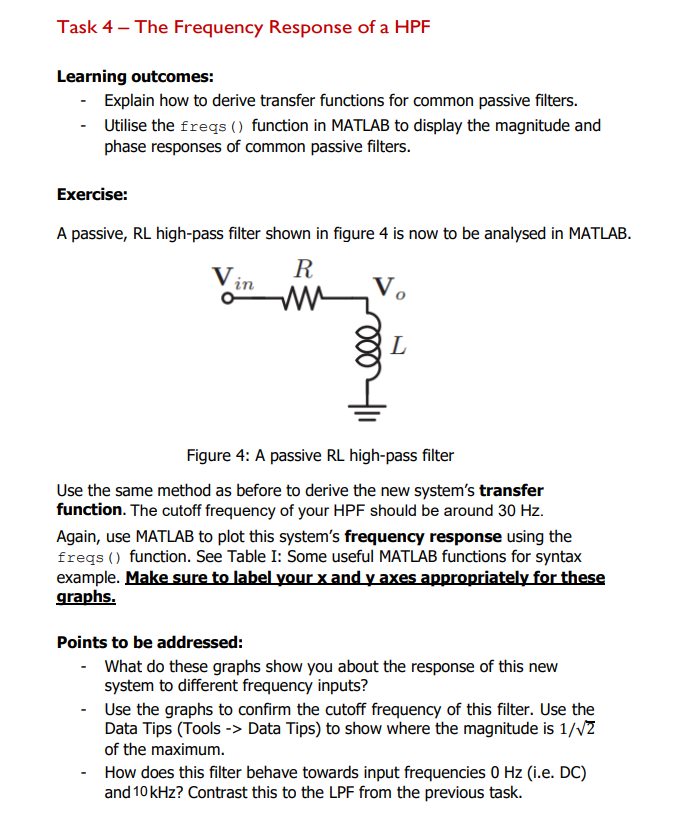 Solved Part 2: Frequency-Domain Analysis of Systems Part 2 | Chegg.com