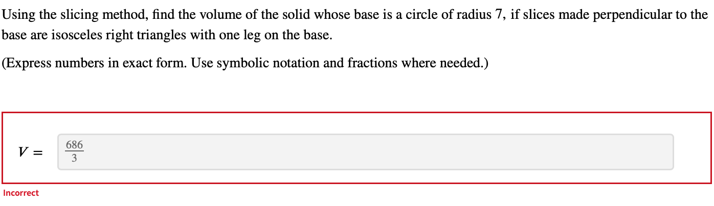 Solved Consider the base of a solid is the area enclosed by | Chegg.com
