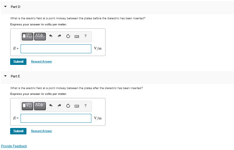 What is the electric field at a point midway between | Chegg.com