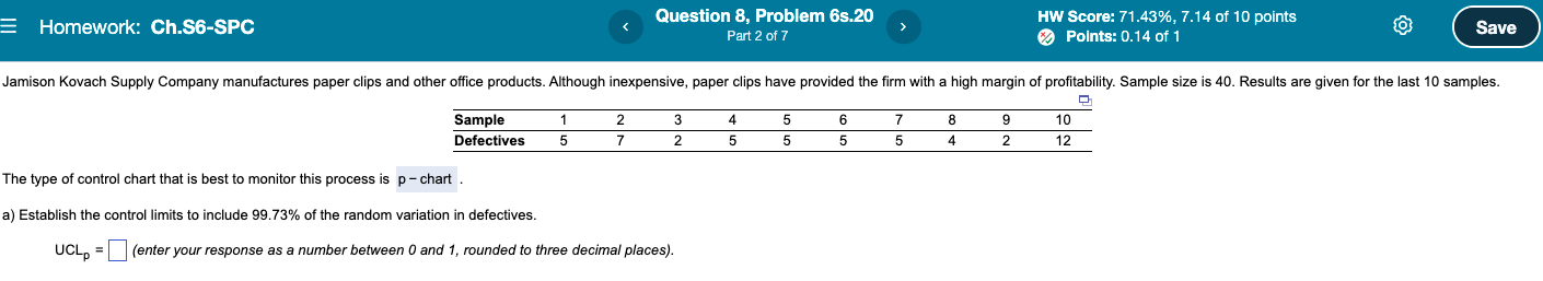 Solved = Homework: Ch.S6-SPC Question 8, Problem 6s.20 Part | Chegg.com