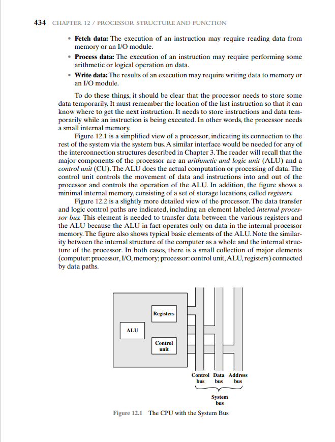 Solved KEY POINTS A processor includes both user-visible | Chegg.com