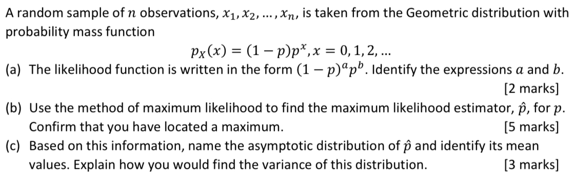 A random sample of n observations, x1,x2,…,xn, is | Chegg.com