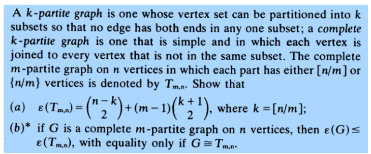 Solved A K Partite Graph Is One Whose Vertex Set Can Be