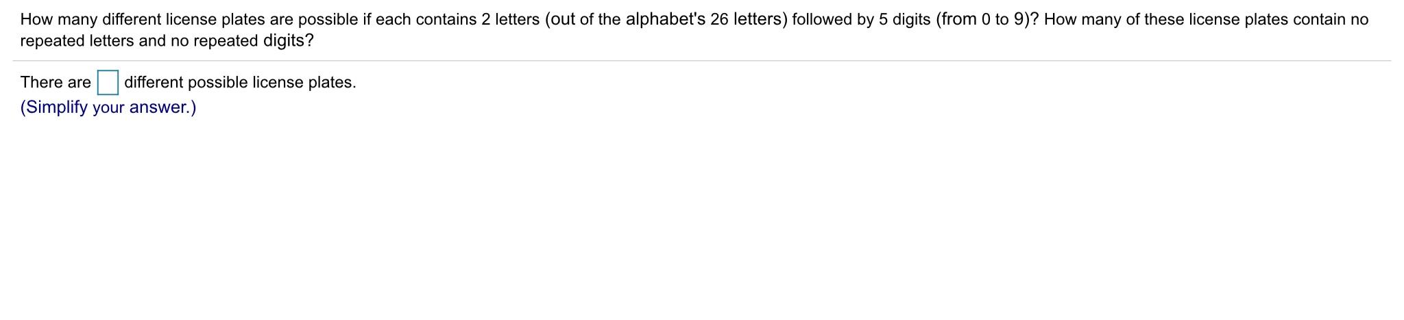 solved-how-many-different-license-plates-are-possible-if-chegg