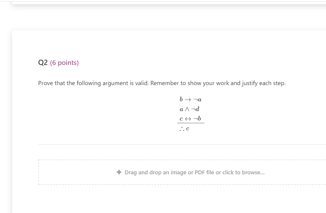 Solved Which of the following combinations of truth values | Chegg.com