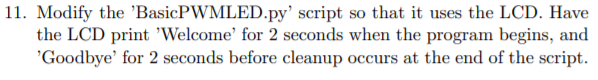 import time import. RPi GPIO as GPIO print("Setup") | Chegg.com