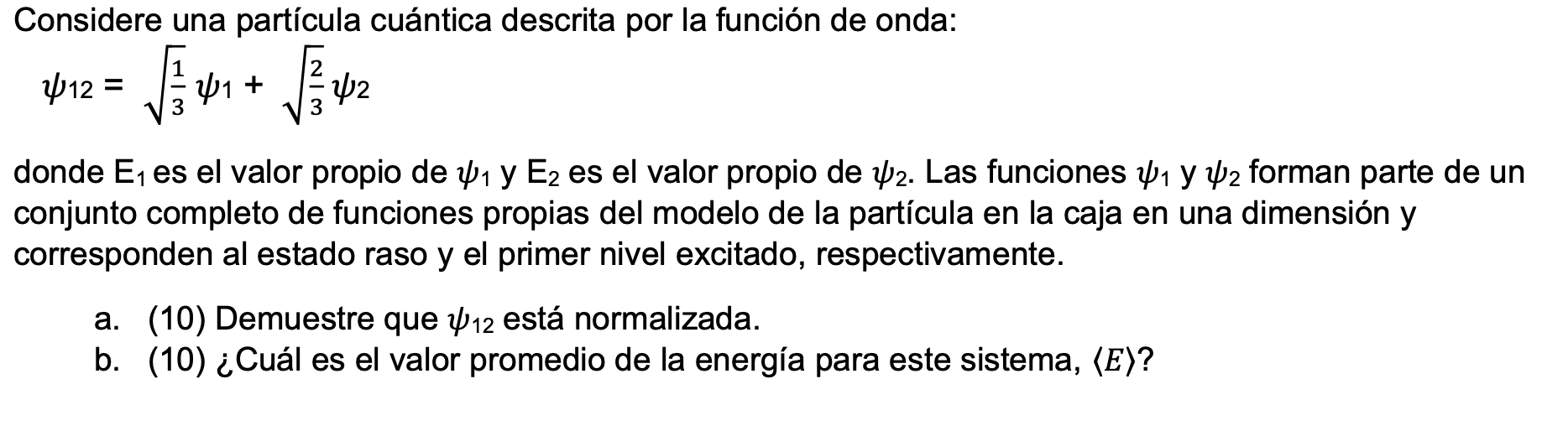 Solved Consider a quantum particle described by the wave | Chegg.com