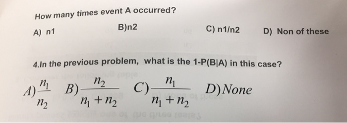 Solved 3. Consider the following table: B' n2 n4 n1 A' n3 | Chegg.com