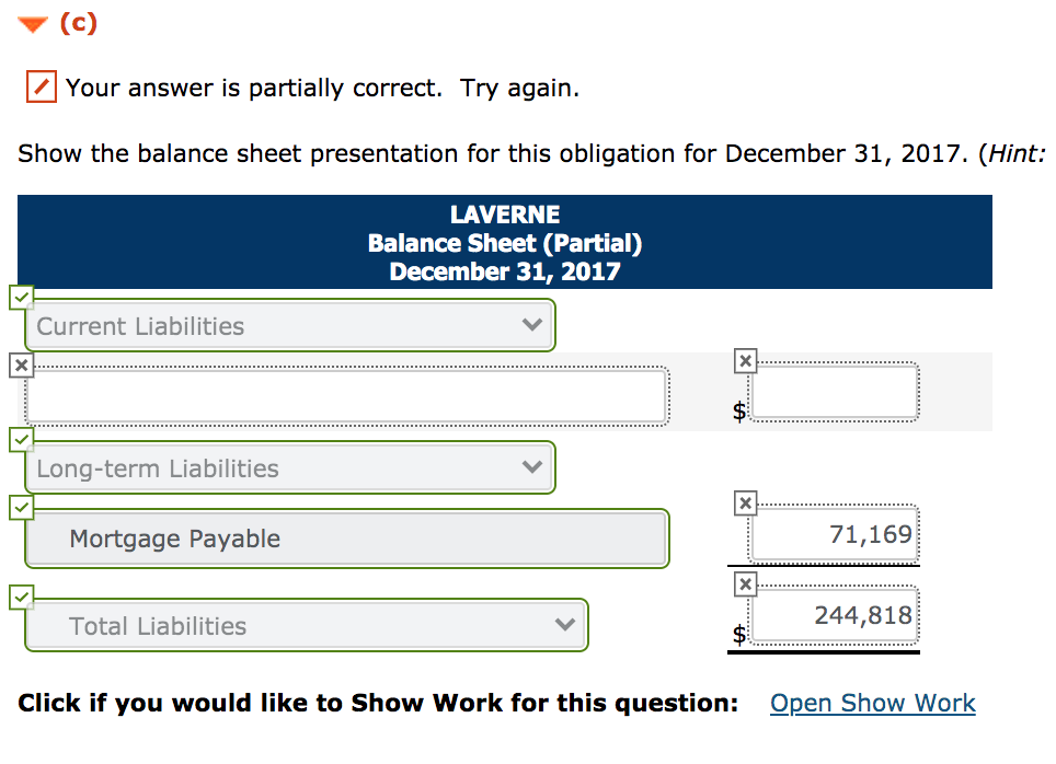 Solved Problem 10-12A (Part Level Submission) Laverne | Chegg.com