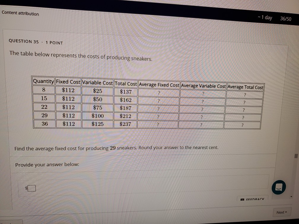 Solved Content attribution - 1 day 36/50 QUESTION 35 - 1 | Chegg.com Solved Content attribution - 1 day 36/50 QUESTION 35 - 1 | Chegg.com