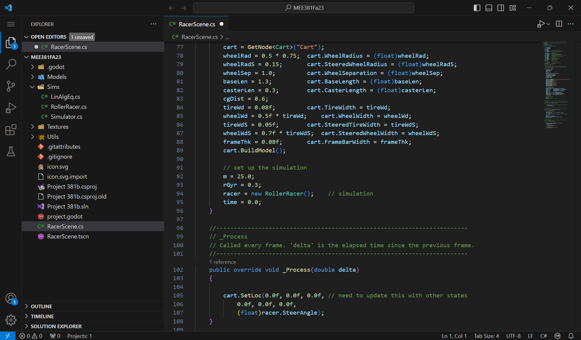 Solved This is a class C# code for a class of 4 codes: | Chegg.com