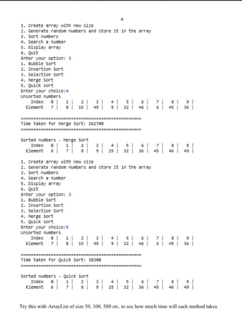 Solved import java.util.Arrays; import | Chegg.com