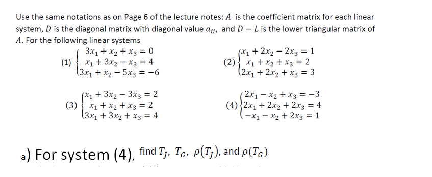 Solved Use the same notations as on Page 6 of the lecture | Chegg.com