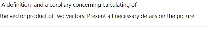 Solved A definition and a corollary concerning calculating | Chegg.com