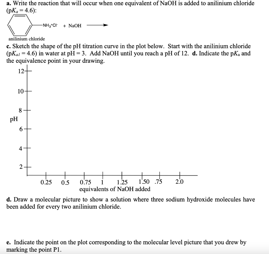 a. Write the reaction that will occur when one | Chegg.com