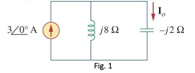 Solved 7) Determine the current I0 in the circuit of Fig 1 | Chegg.com