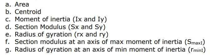 Determine the properties of the combined sections | Chegg.com
