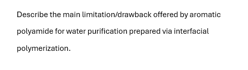 Solved Describe the main limitation/drawback offered by | Chegg.com
