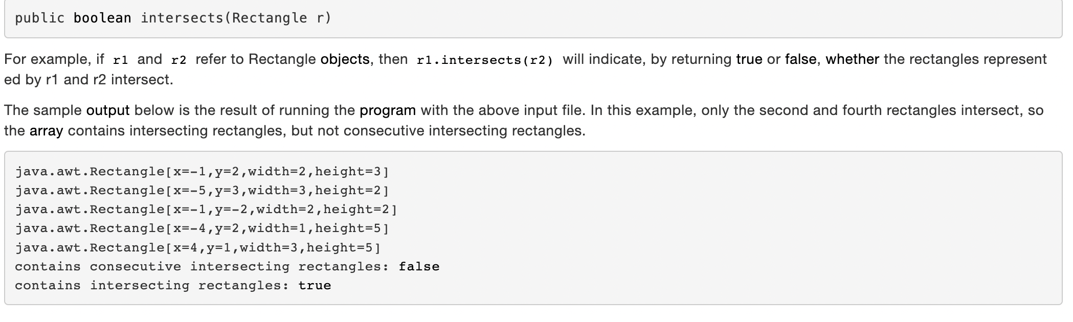 Solved Assume that the file rectangles.txt contains | Chegg.com