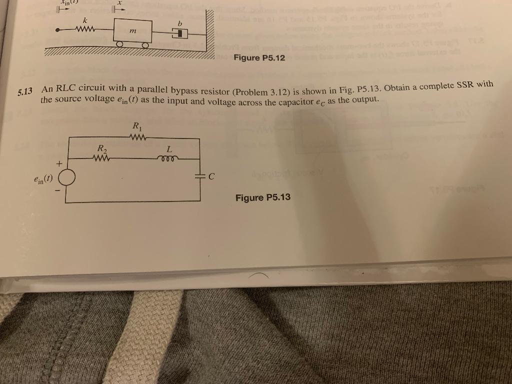Solved Figure P5.12 5.13 An RLC circuit with a parallel | Chegg.com