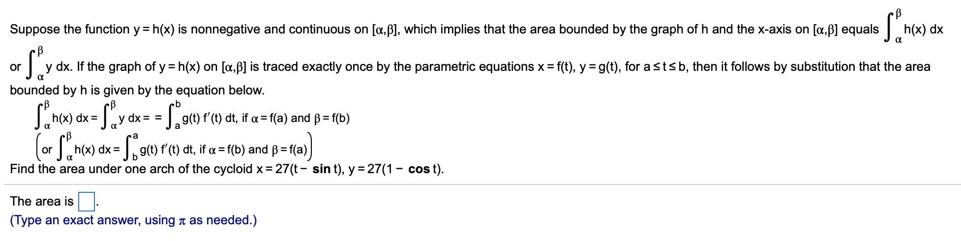 Solved Semic B Suppose the function y=h(x) is nonnegative | Chegg.com