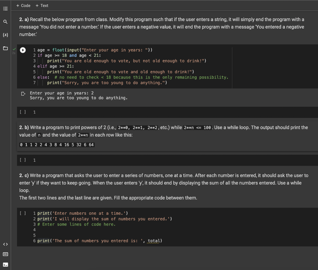 Solved please help we solve this code, i tried doing the | Chegg.com