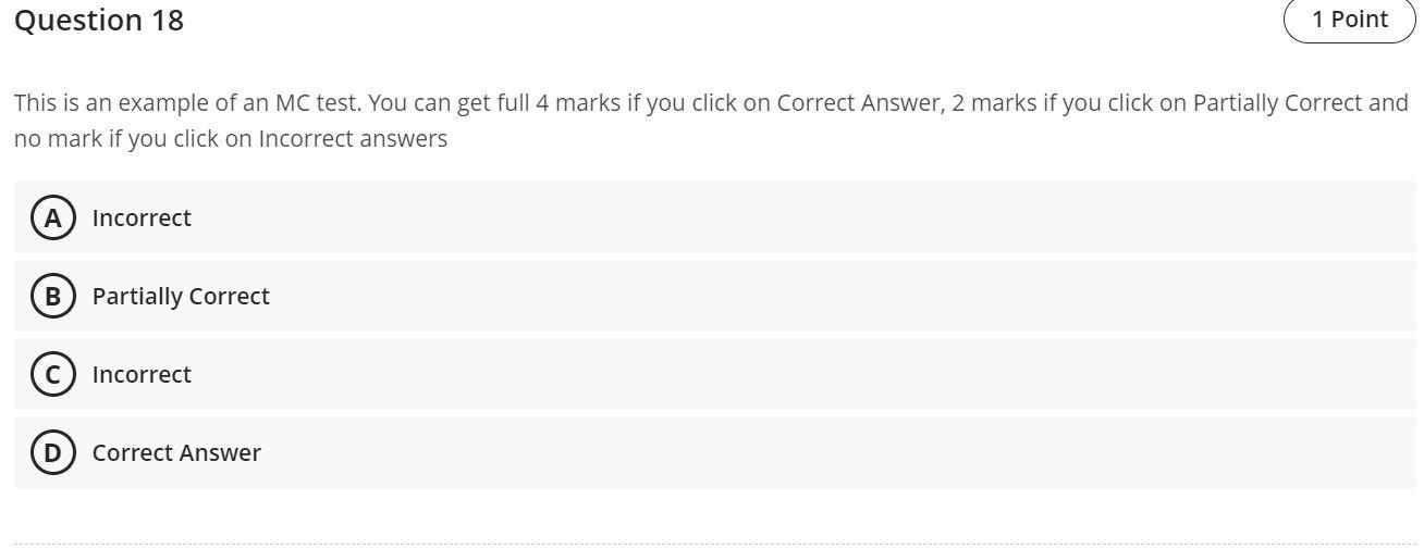 Solved This is an example of an MC test. You can get full 4 | Chegg.com