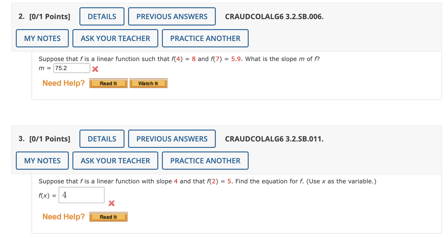 Solved Suppose that f is a linear function such that f(4)=8 | Chegg.com