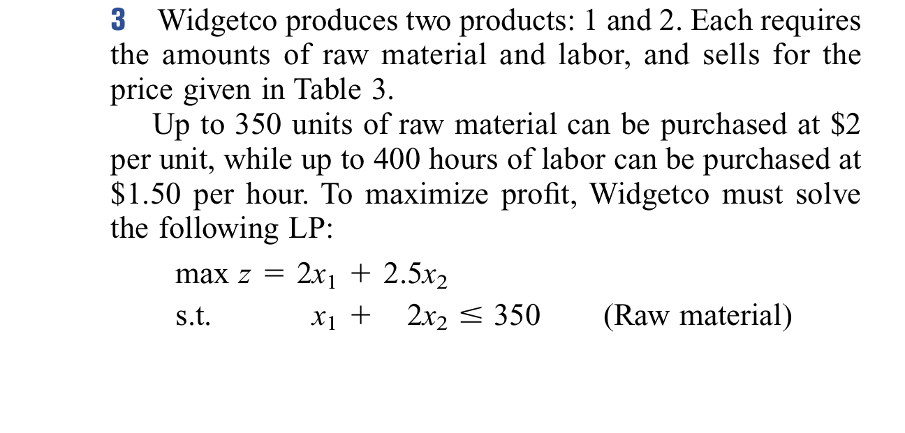 Solved 3 ﻿Widgetco produces two products: 1 ﻿and 2. ﻿Each | Chegg.com