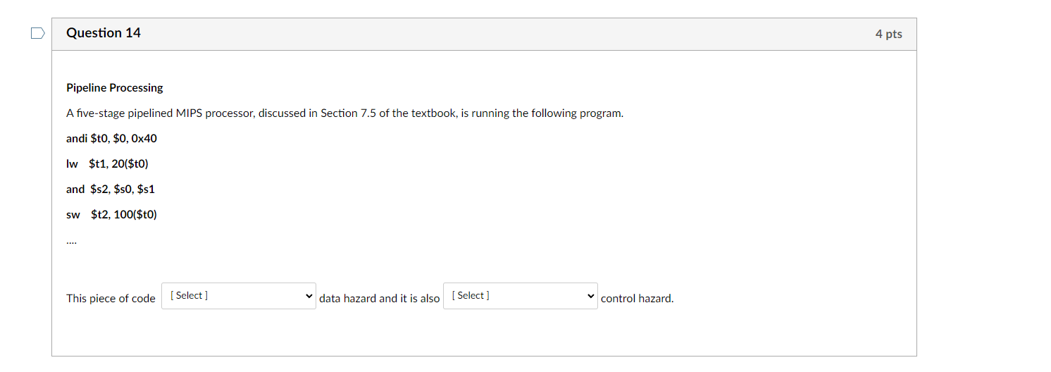 Solved Pipeline Processing A five-stage pipelined MIPS | Chegg.com