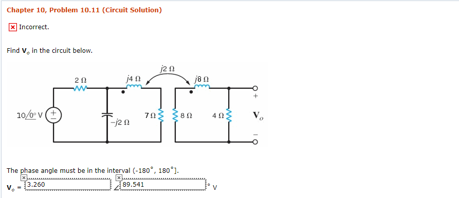 Solved Chapter 10 Problem 1011 Circuit Solution 7212